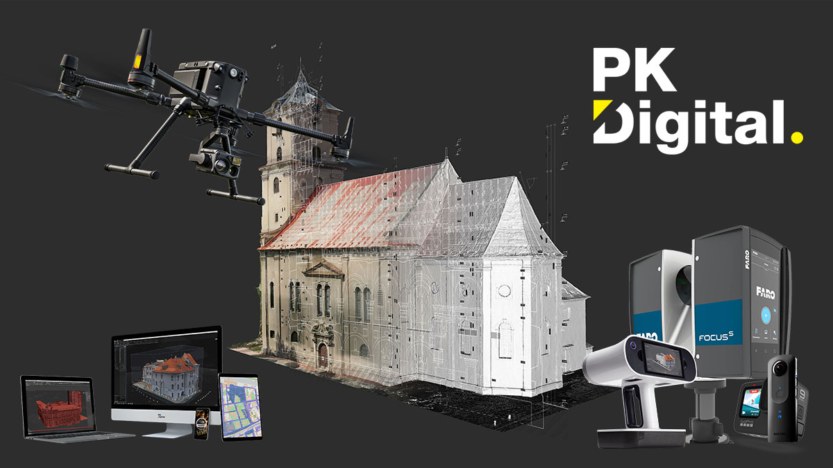 PK Digital - zameriavanie stavieb - 3D skenovanie